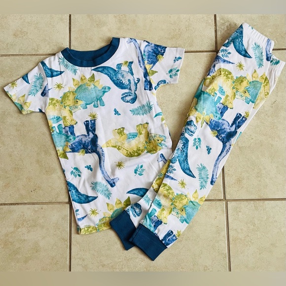 Burt's Bees | Pajamas | Burts Bees Kids Dinosaur Pajamas Blue And Green ...
